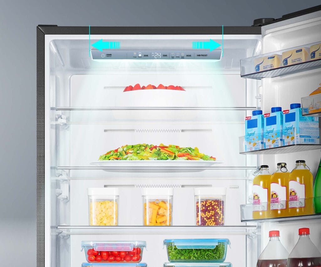 Hisense 8 Star 417L Bottom-Mount Fridge Dark Stainless Steel